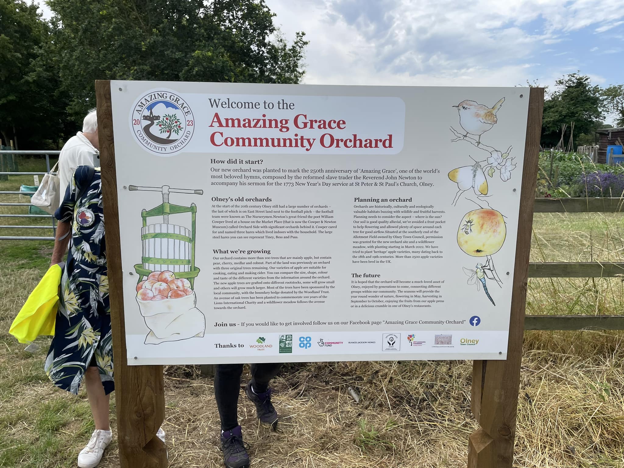 Amazing Grace Community Orchard Official Opening | Cowper & Newton Museum