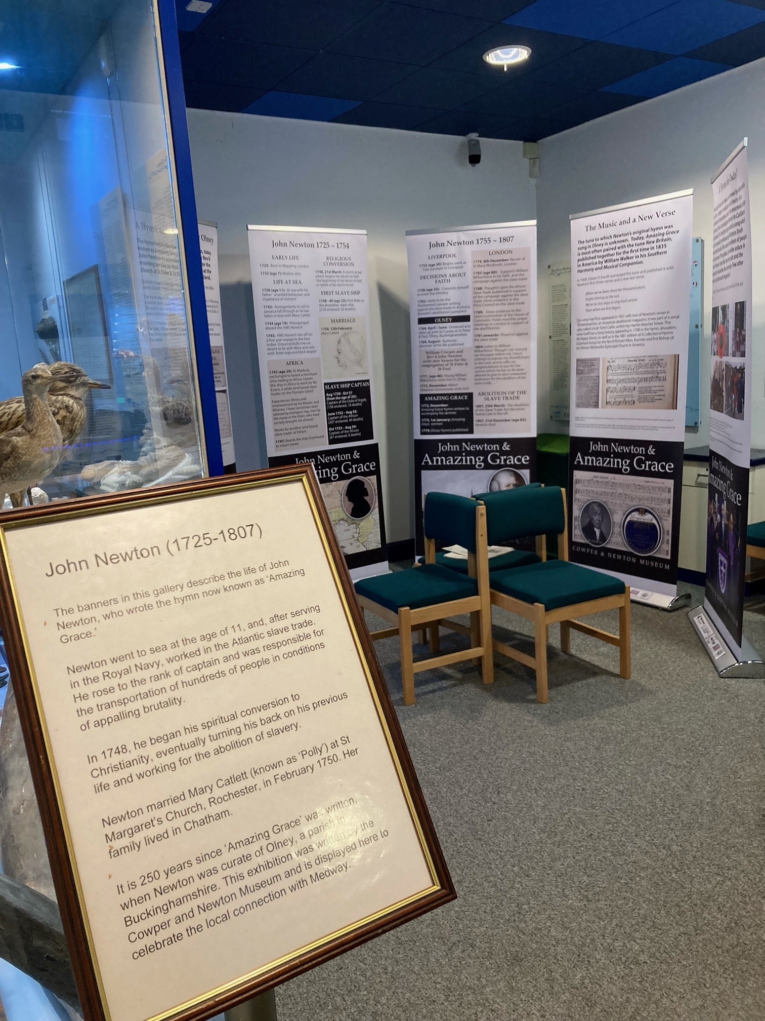 Amazing Grace & John Newton Pop-Up Exhibition | Cowper & Newton Museum